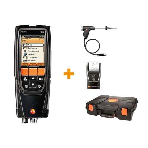 ㈱三商｜燃焼排ガス分析計 testo 320 セット 0563 3220 70